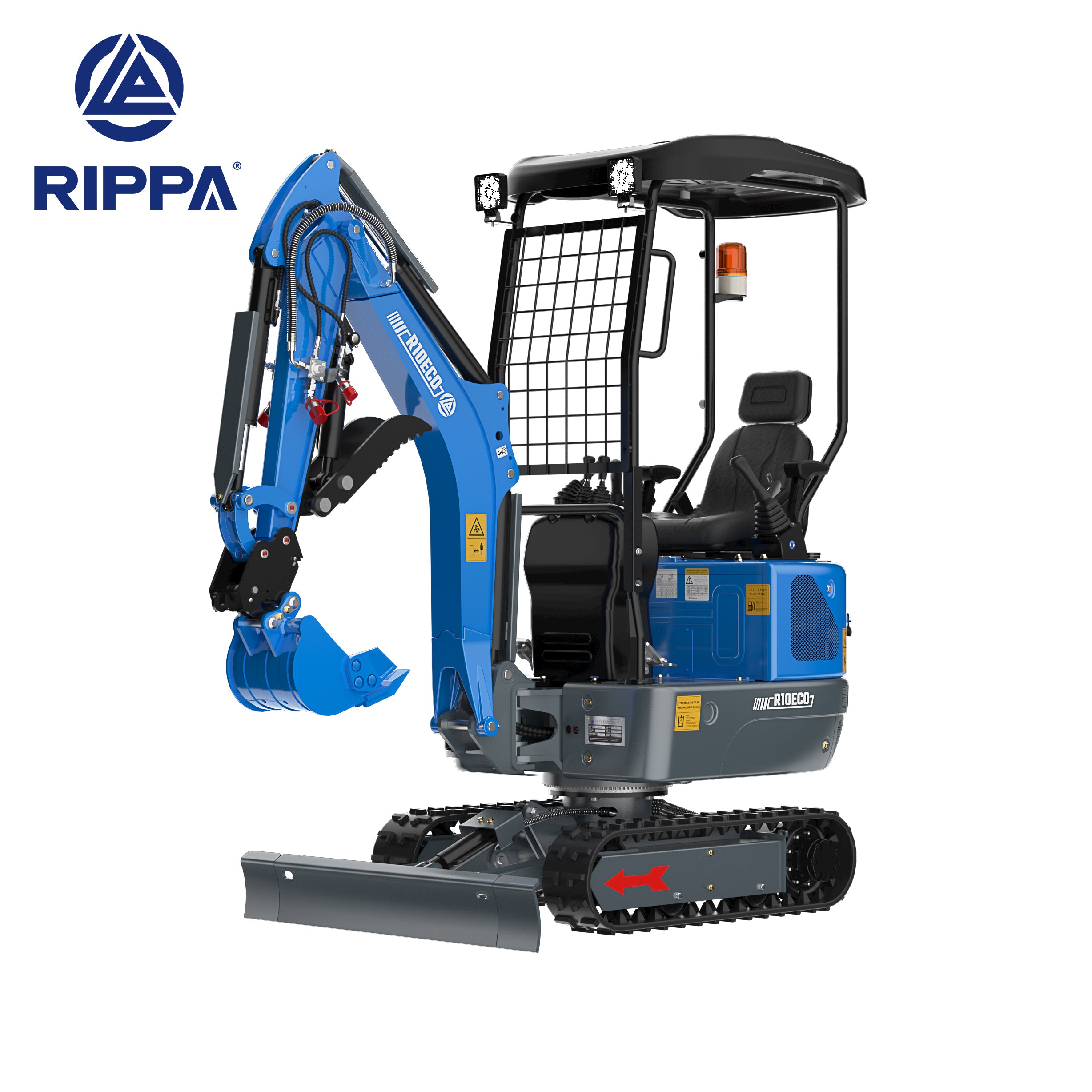 R10 ECO Minigraver - Kompakt Gravemaskine | Rippa Danmark